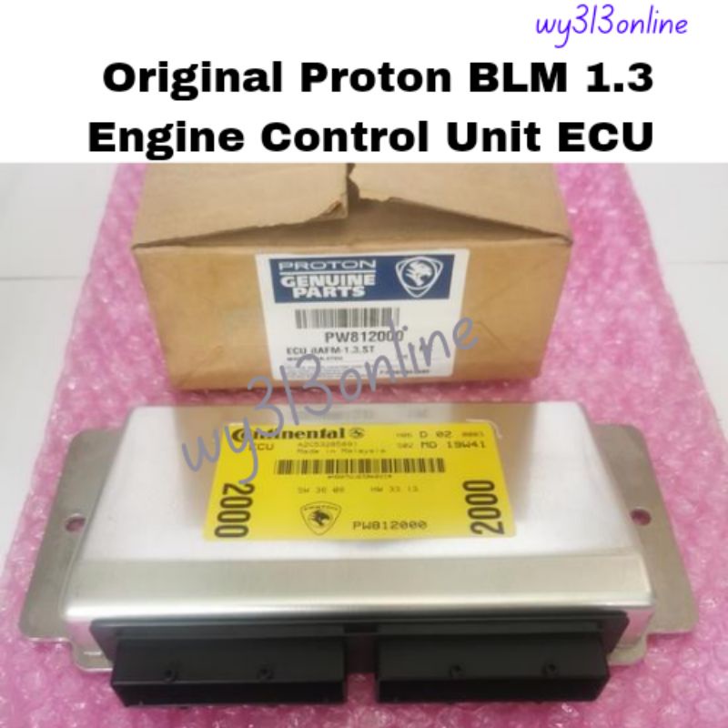 Original Proton Saga BLM 1.3 Engine Control Unit ECU Pw812000 2000 ...