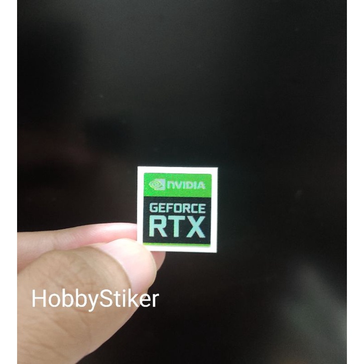 Nvidia rtx Box Sticker For pc laptop notebook hologram Effect | Shopee ...