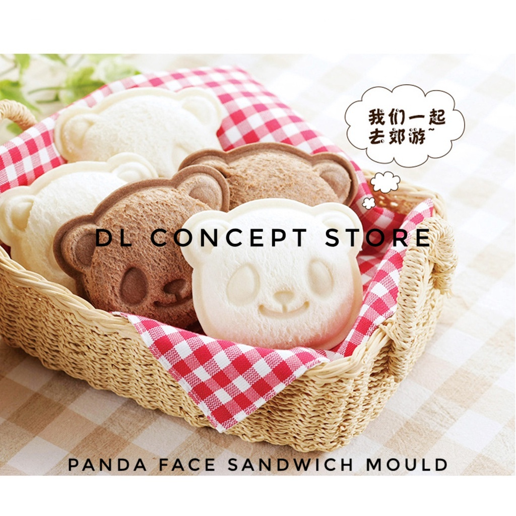 Panda Face Shape Sandwich Mould Panda Sandwich DIY Maker | Shopee Malaysia