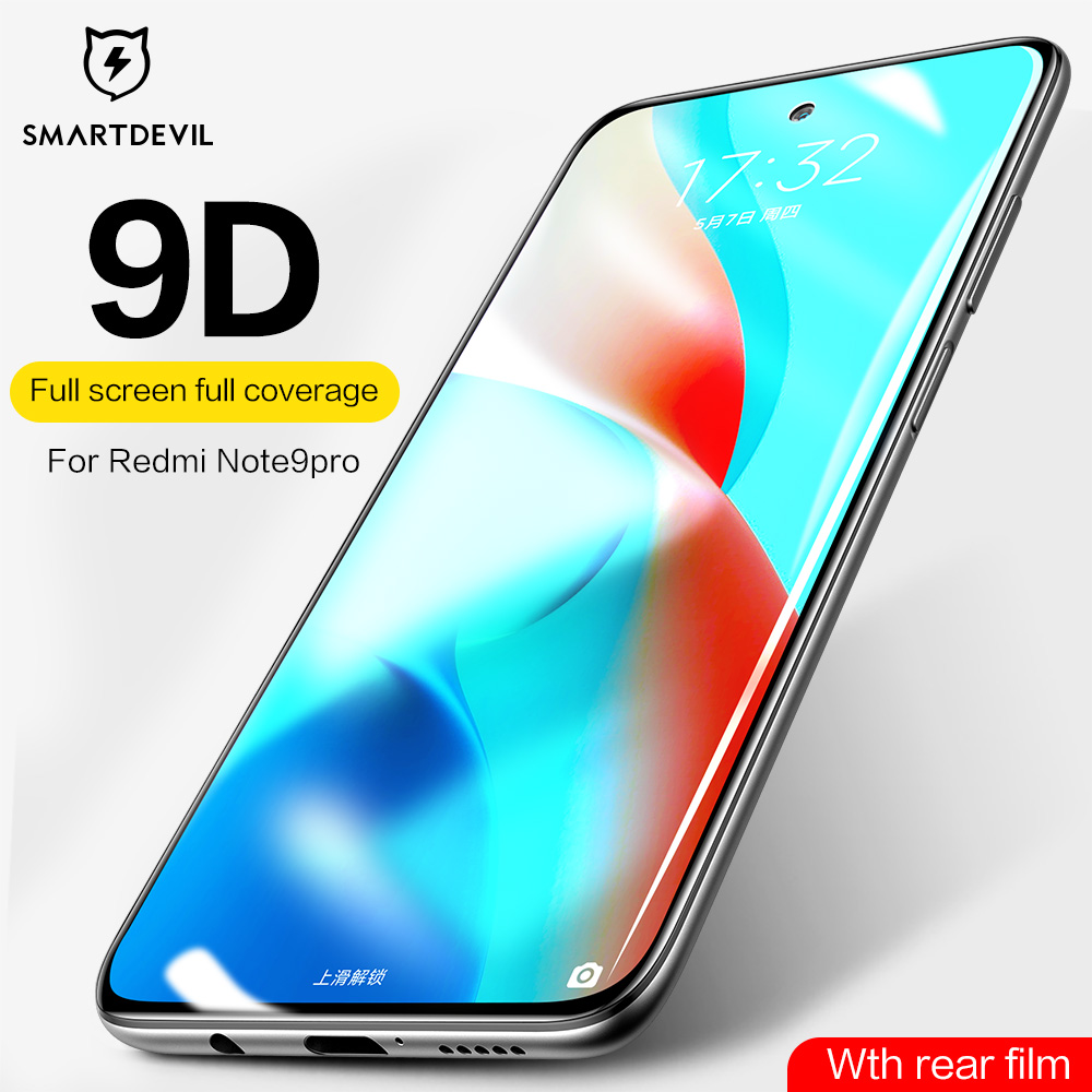 SmartDevil Full Screen Protector For Xiaomi Redmi Note 10 Pro/Redmi Note 9 5G/Note 9 4G/Redmi ...