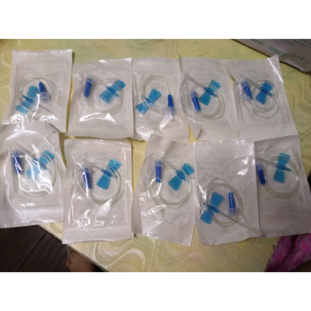 Butterfly Scalp vein needle set 23G x3/4" 10packs | Shopee Malaysia