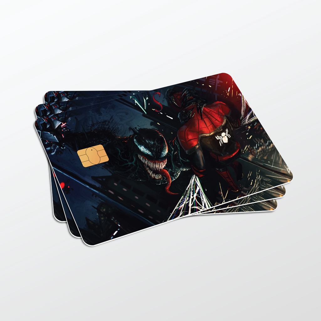 Venom ATM Bank Sticker Card Cover Access Touch n Go Skin Bank Debit ...