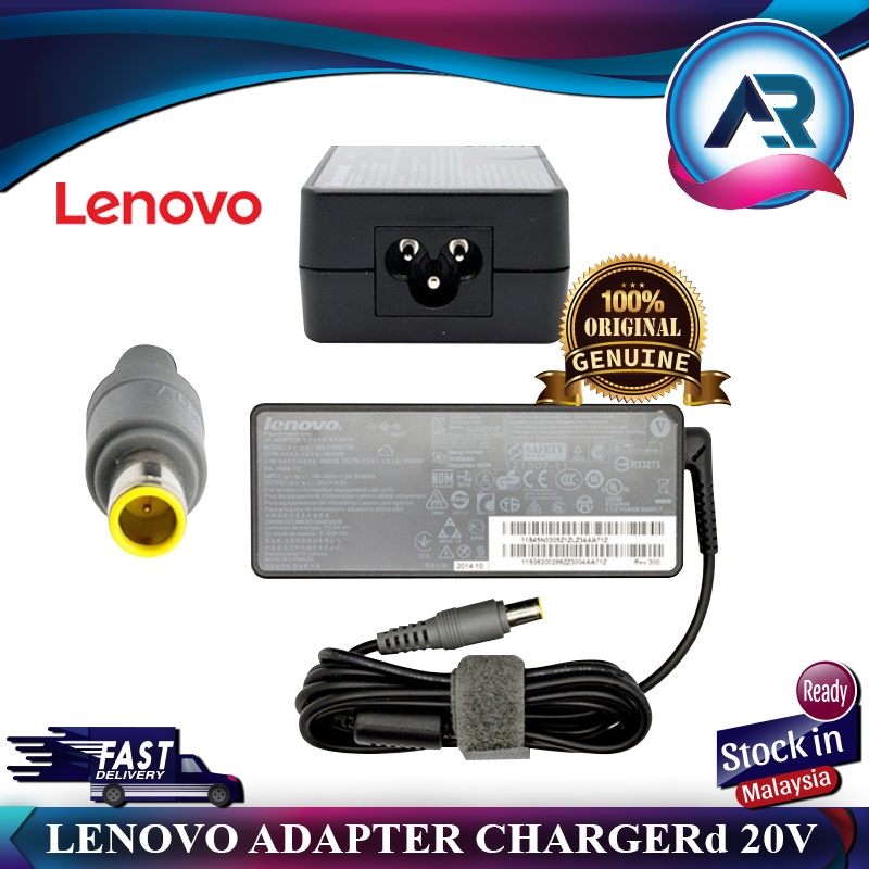 Lenovo ThinkPad T410/T420/T430/X201/X220/X230 Adapter Charger 20V 3.25A ...