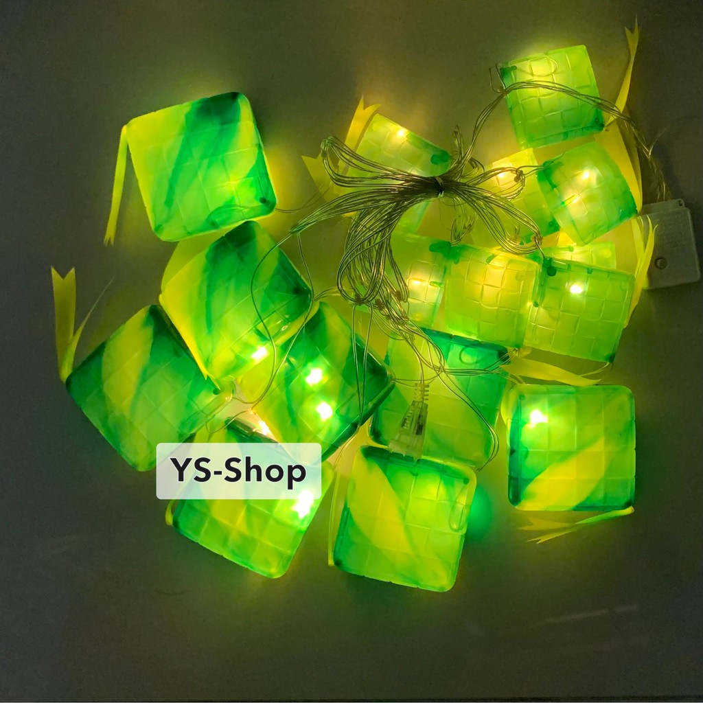 Raya Deco *** Lampu Raya Ketupat Light set 16L ( 8M8L ) | Shopee Malaysia