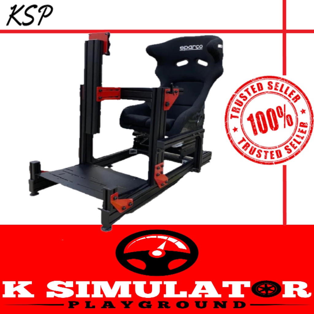 𝐊𝐒𝐏 - 𝐆𝐓-𝟏 𝐑𝐚𝐜𝐢𝐧𝐠 𝐑𝐢𝐠 𝐒𝐢𝐦𝐮𝐥𝐚𝐭𝐨𝐫 𝐂𝐨𝐜𝐤𝐩𝐢𝐭 aluminum 4040/4080 profile Sim ...