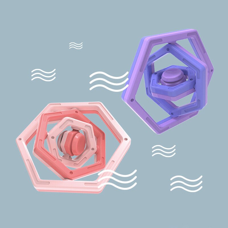《READY STOCK现货》3D Infinite Flip Spinner Creative Multi Funny Antistress ...