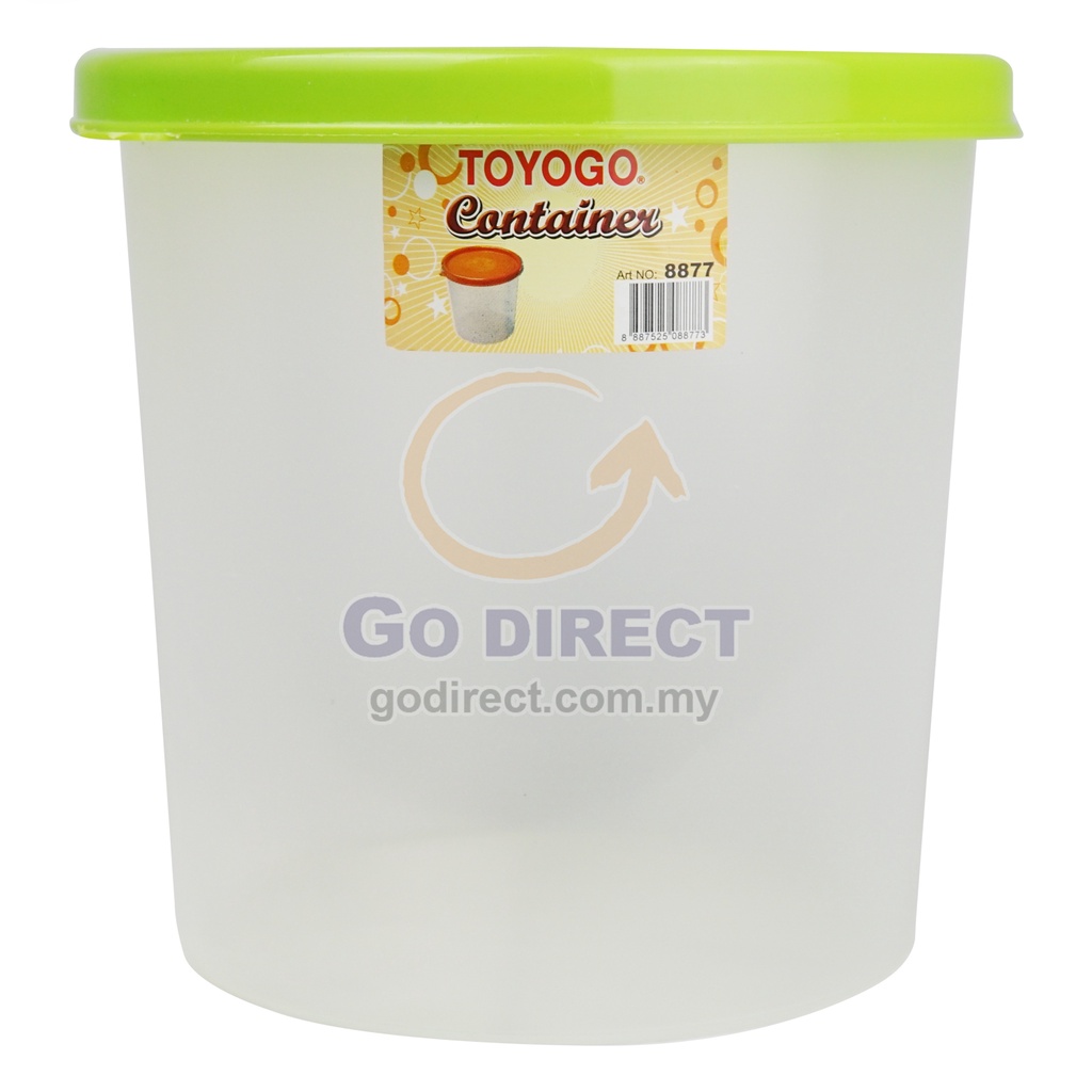 TOYOGO Round Air Tight Food Container with Handle 8877 (3L) [6 units/12 ...