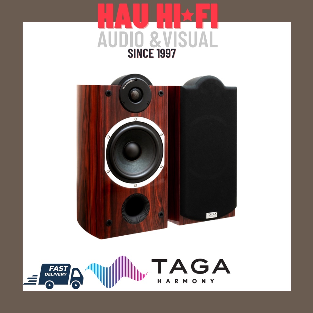 Taga Platinum B-40SE Hi-end Bookshelf Speaker (Rosewood veneer with ...