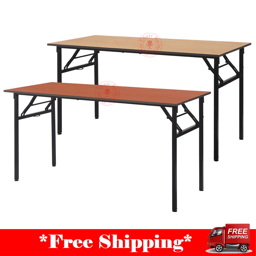 Cherry Maple Folding Table / Foldable Table / Banquet Table / Office ...