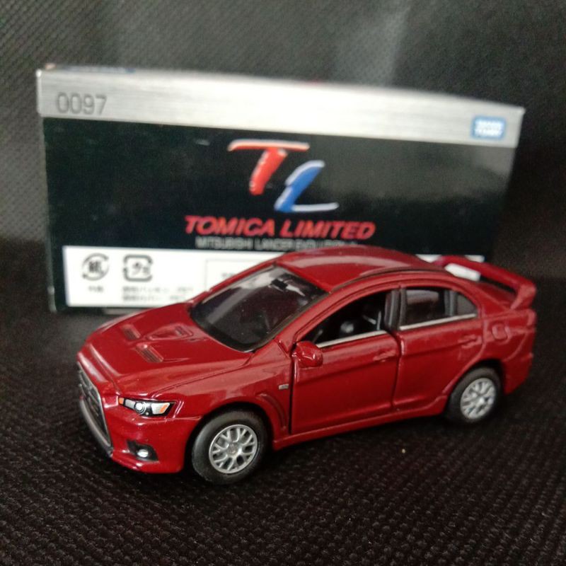 Tomica Limited TL Mitsubishi Lancer Evolution X Red color No.0097 Evo ...