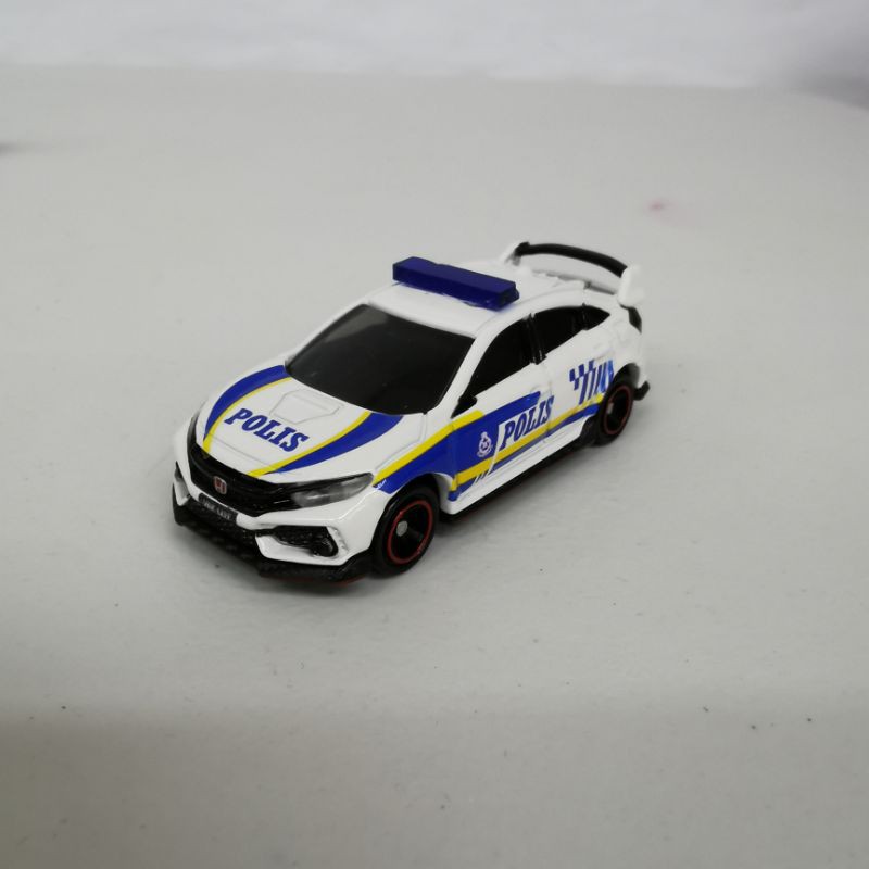 Honda Civic FC kereta polis Pdrm, military polis MP scale 1:64 die cast ...