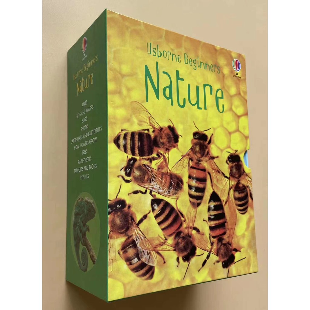 (Free BBC Video) Usborne Beginners Nature 10 books box set | Shopee ...