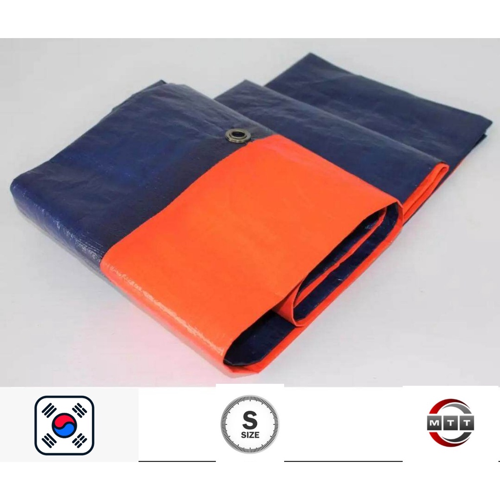 MTT Canvas 1414 Blue Orange Size S 100% MADE IN KOREA PE Tarpaulin ...