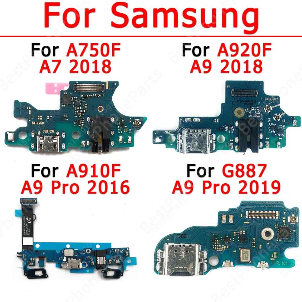 Original Charge Board For Samsung Galaxy A7 A9 Pro 2016 2018 2019 A750 A910 A920 G887 Charging ...