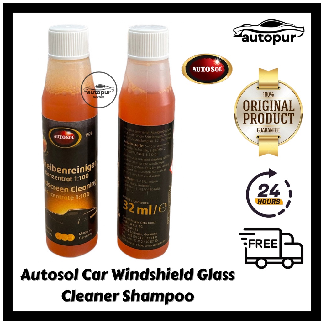 Autosol Windscreen Cleaner 32ml (Highly Concentrated Washer 1 : 100 ...