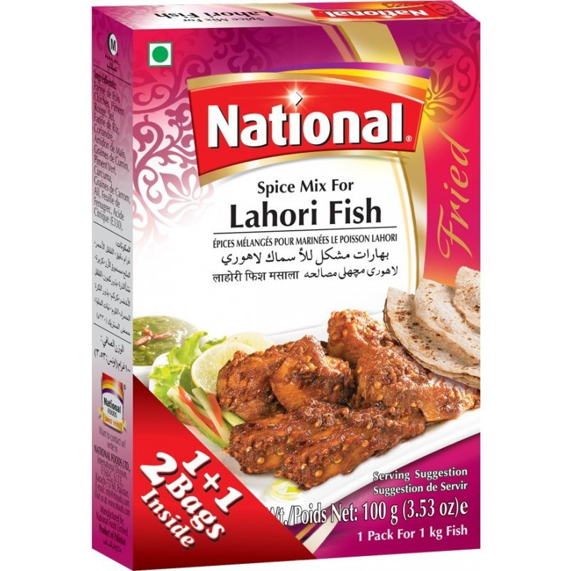 National Lahori Fish Masala Mix Spice - Masala Ikan Rempah Ratus 2 x ...