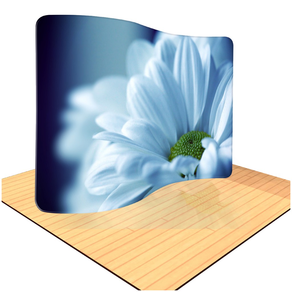 Tension Fabric Backdrop 4x3 (S Shape) *10ft(W)x7.5ft(H) For Exhibition ...