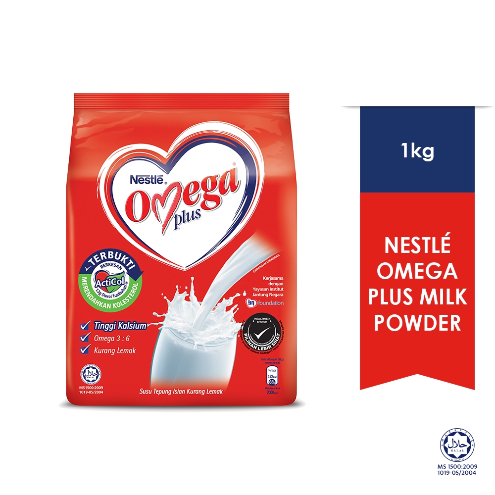 NESTLE OMEGA PLUS Milk Powder Softpack 1kg | Shopee Malaysia