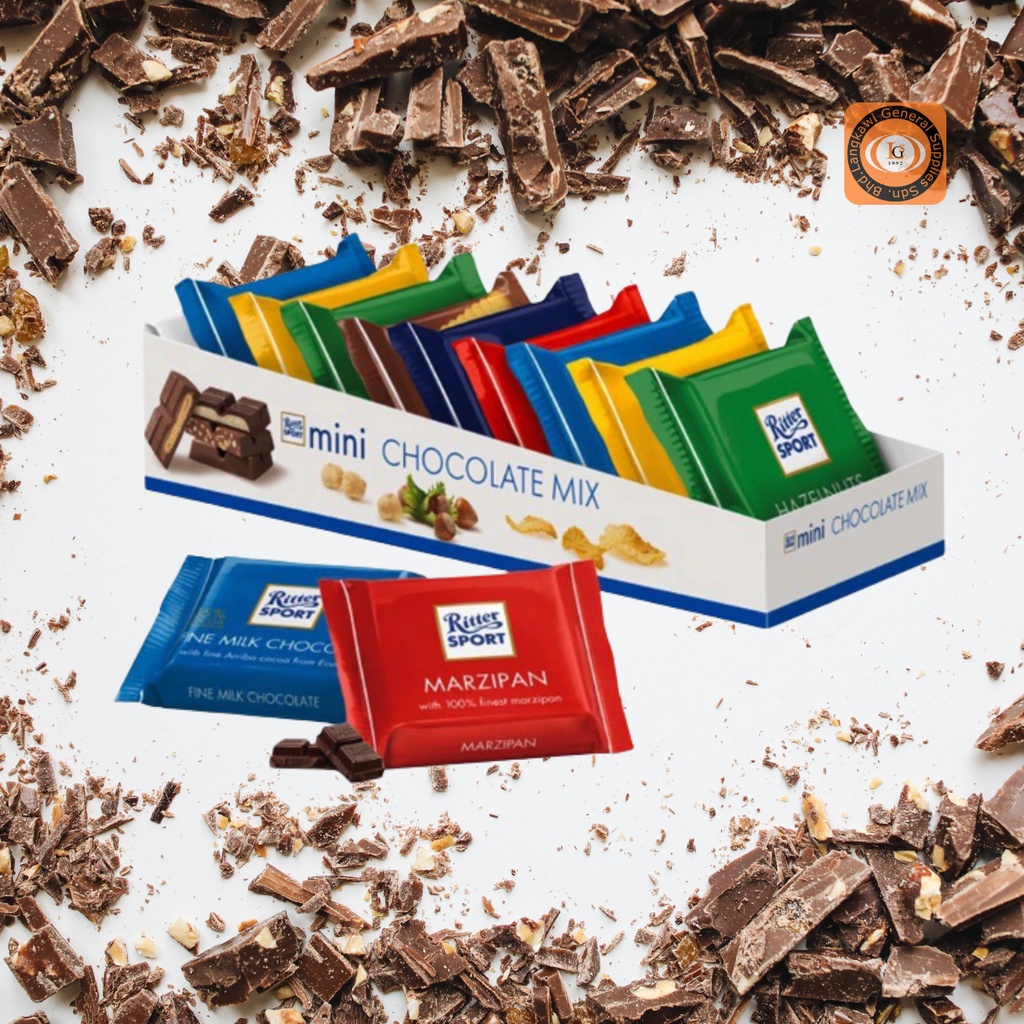 Ritter Sport Mini Chocolate Mix 150g (9pcs x 16.67g) | Shopee Malaysia