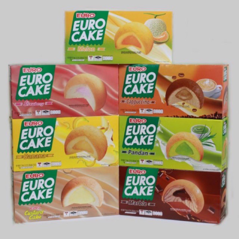 Ready Stock ‼️‼️ 240gm X 12 Thailand Euro Cake | Shopee Malaysia