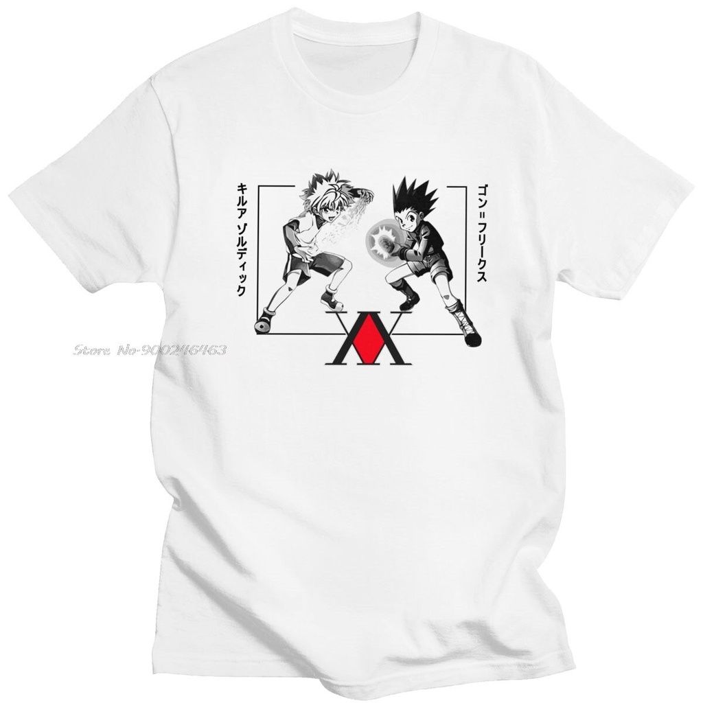 Unique Male Gon Freecss Killua Zoldyck Printed Cotton Short Sleeve T ...