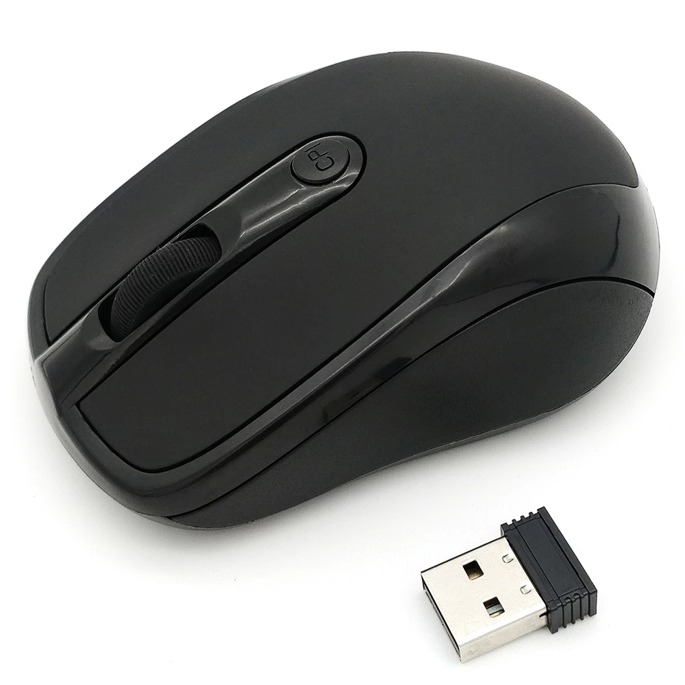 USB Wireless mouse 2000DPI Adjustable Receiver Optical Computer Mouse 2 ...