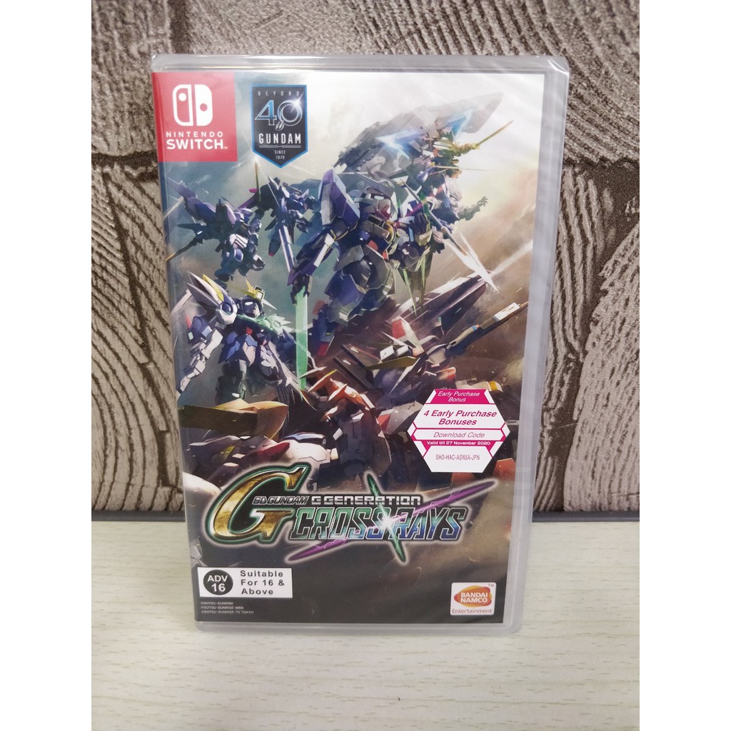 NS Switch SD GUNDAM G Generation Cross Rays (Chi) | SD 高达 G 世代 火线纵横 (中文版) | Shopee Malaysia