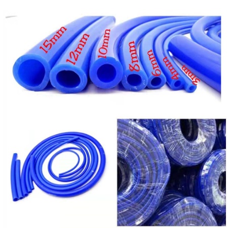 🌟High Quality🌟Samco Silicone Vacuum Hose 3mm 4mm 6mm 8mm 10mm (1meter =100cm=3kaki )wiper tank ...