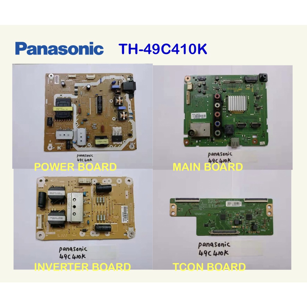 PANASONIC LED TV TH-49C410K 49C410K TH49C410K Power Board TNPA5916 Main ...