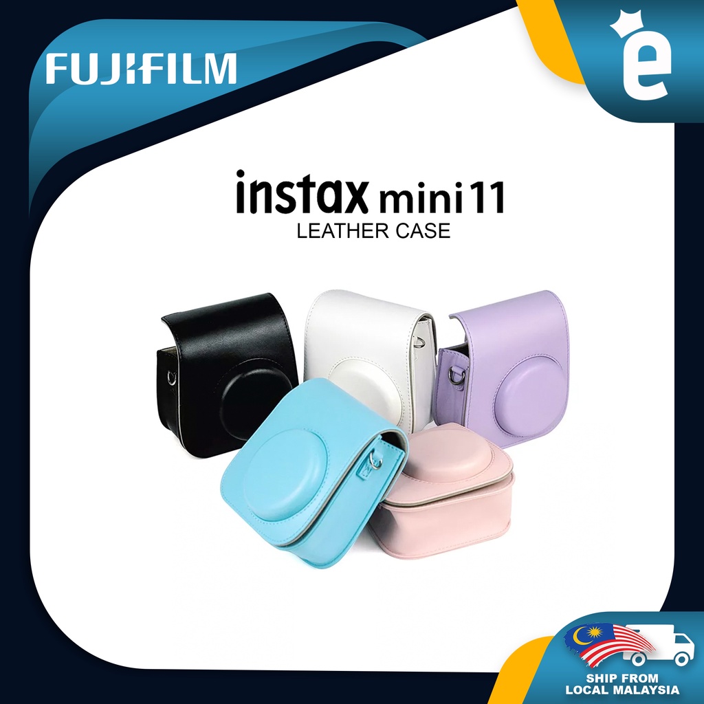 Instax Mini 11 Leather Case/Leather Pouch/Hard Case for Fujifilm Instax ...