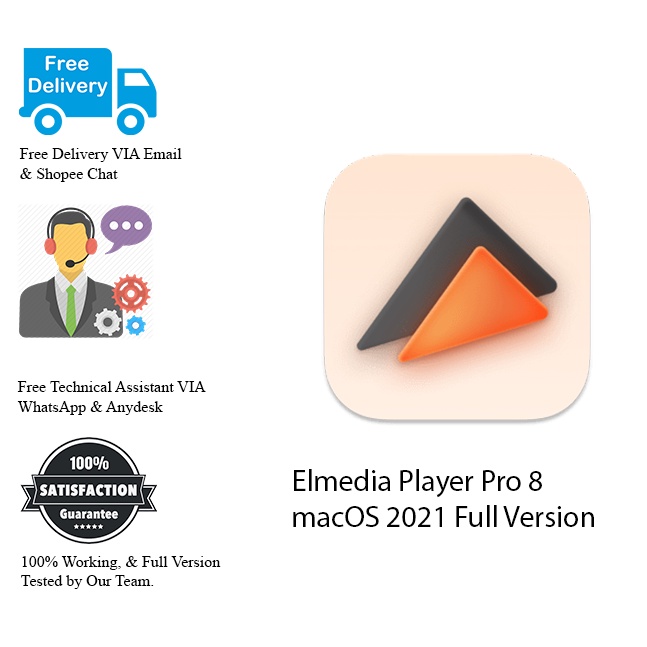 Elmedia Player Pro 8 macOS 2021 Full Version | Shopee Malaysia