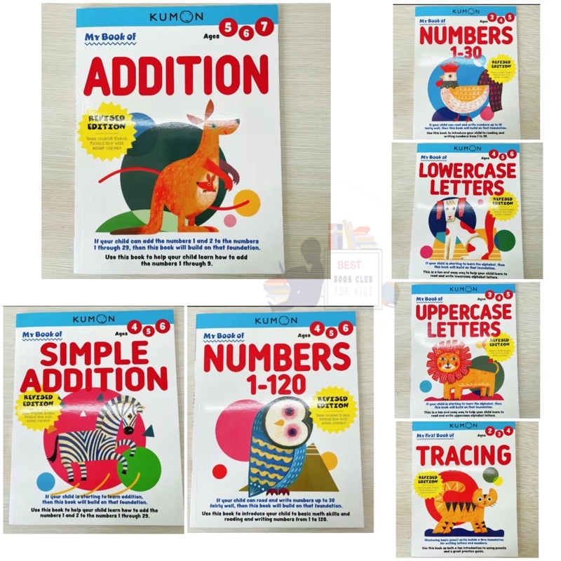 Kumon REVISED EDITION : Basic Workbooks/Activities Books/Math Workbooks ...
