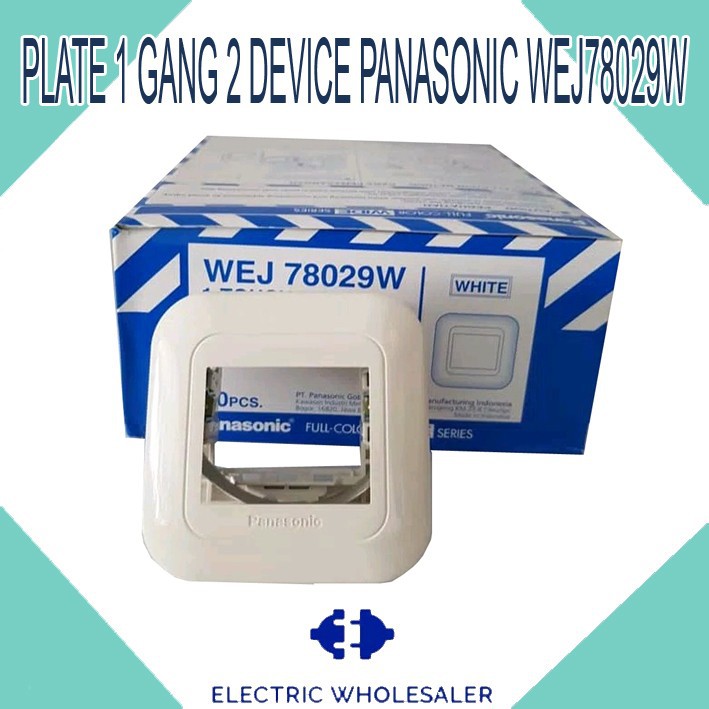 Plate 1 GANG 2 DEVICE PANASONIC WEJ78029W | Shopee Malaysia