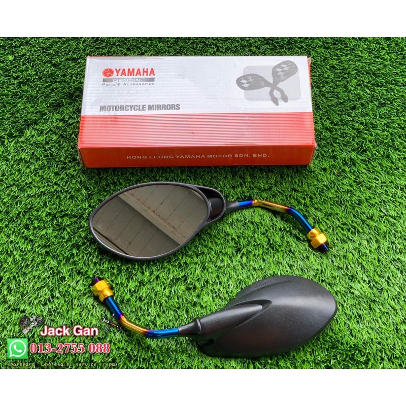 YAMAHA Y125Z Y125ZR KRISS SIDE MIRROR CERMIN SISI TITANIUM | Shopee ...