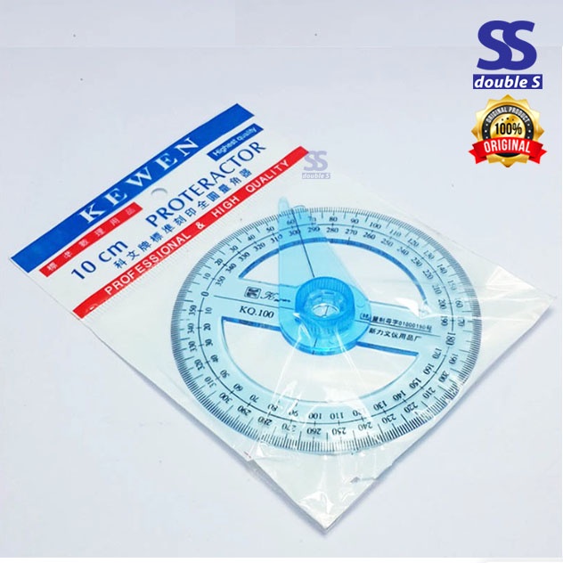 Protractor Round 360 degree KQ 100 Ruler 360 | Shopee Malaysia