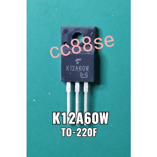 K12A60W K12A60 TK12A60W 12N60 TO-220F N-CHANNEL POWER MOSFET TRANSISTOR FET | Shopee Malaysia