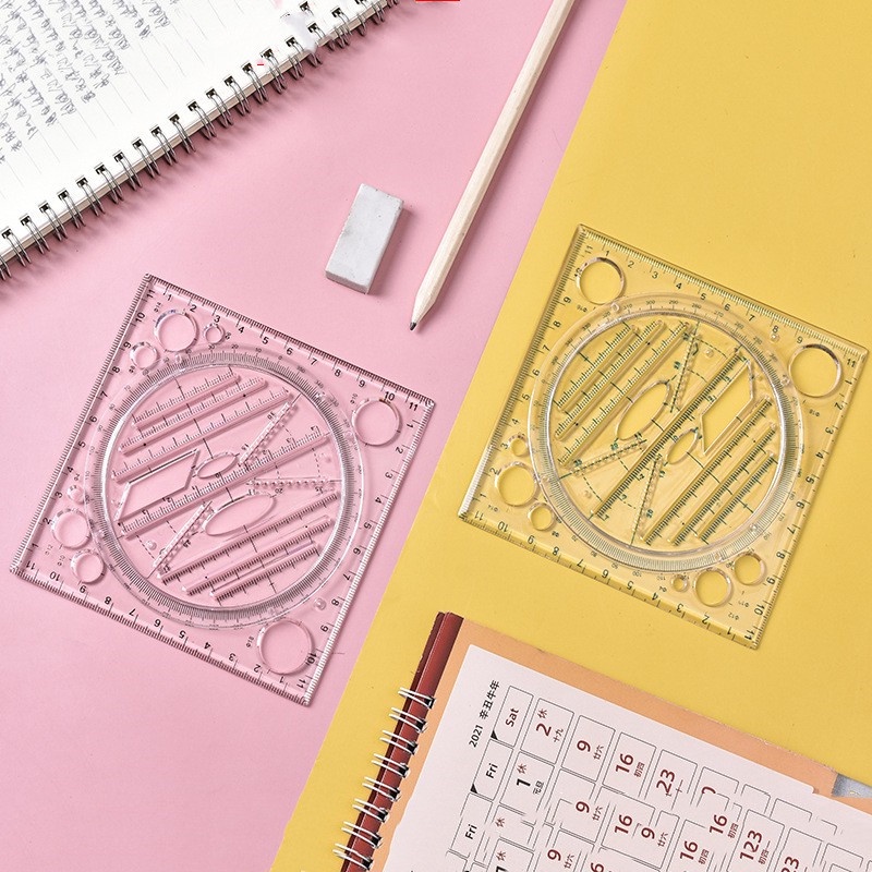 Multifunctional Geometric Drawing Ruler Can Rotate Parallel Ellipse ...