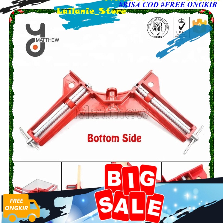 Elbow Clamp 90 Degree Angle Clamp Wood Frame / Glass Angle Clamp Tool ...