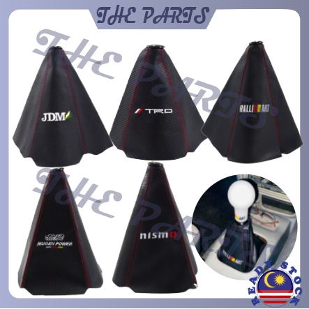 PVC Shift Lever Knob Boot Cover Shift Knob Collars Shifter Boot Cover ...