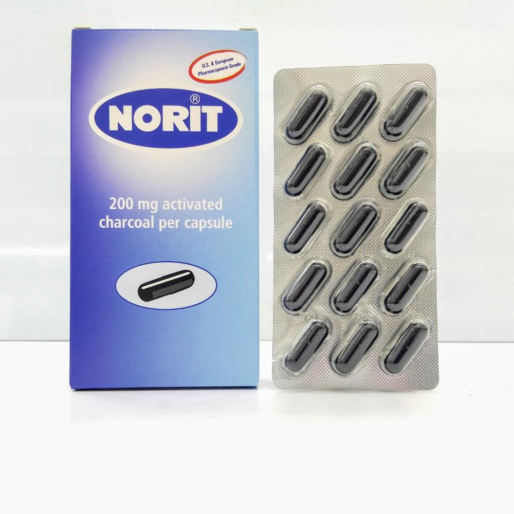 NORIT ACTIVATED CHARCOAL 200MG CAPS 30'S (EXP:08/2025) | Shopee Malaysia