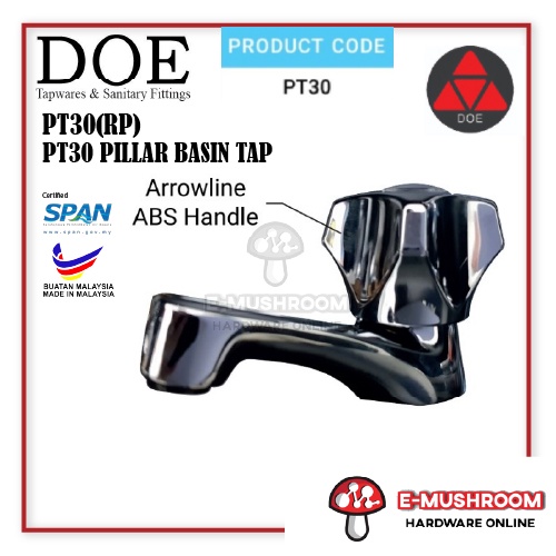 PT30 Doe Basin Pillar Tap PT 30 | Shopee Malaysia