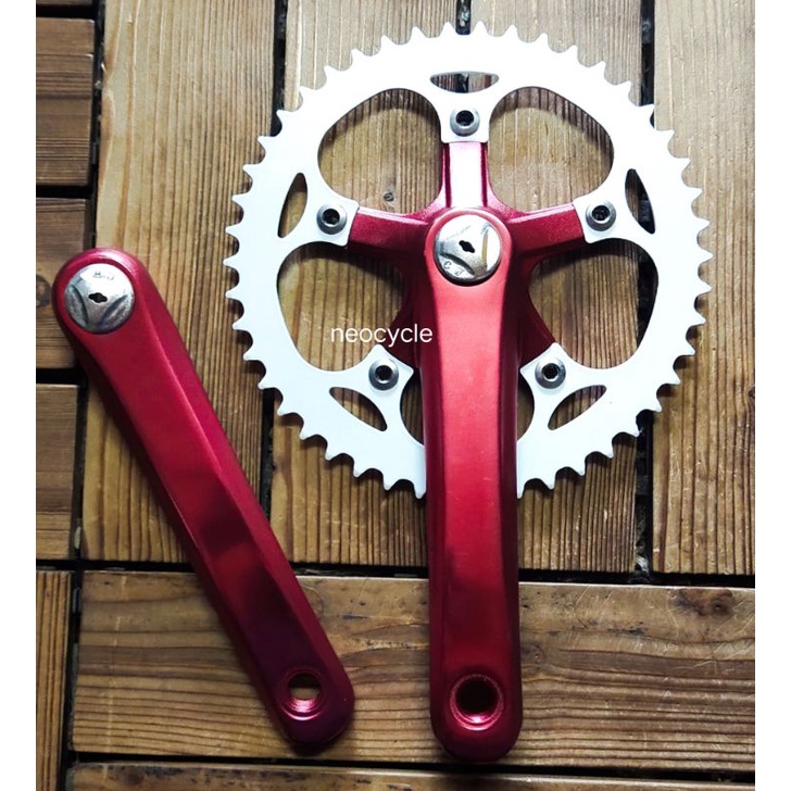 Fixie Crankset Single Aluminium Crank Chainring 48T A | Shopee Malaysia