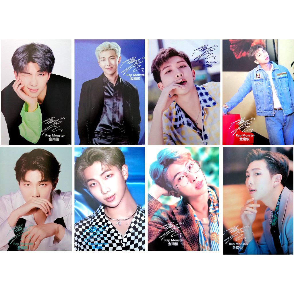 Poster RAP MONSTER 1 set of 8 sheets (42 * 29cm) | Shopee Malaysia