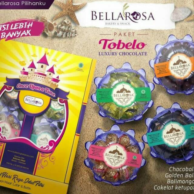Bellarosa Palace Yellow Box Package - Tobelo Luxury Chocolate (Contents ...