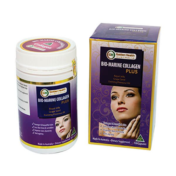 Bio Marine Collagen Plus Golden Health (100 Capsules) | Shopee Malaysia