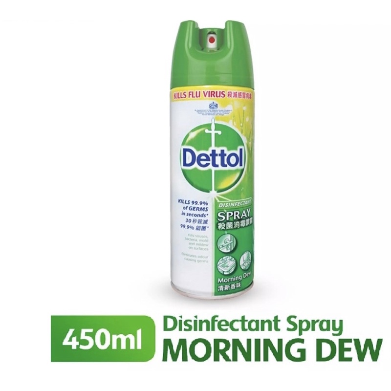 Dettol Disinfectant Spray Morning Dew 450ml | Shopee Malaysia