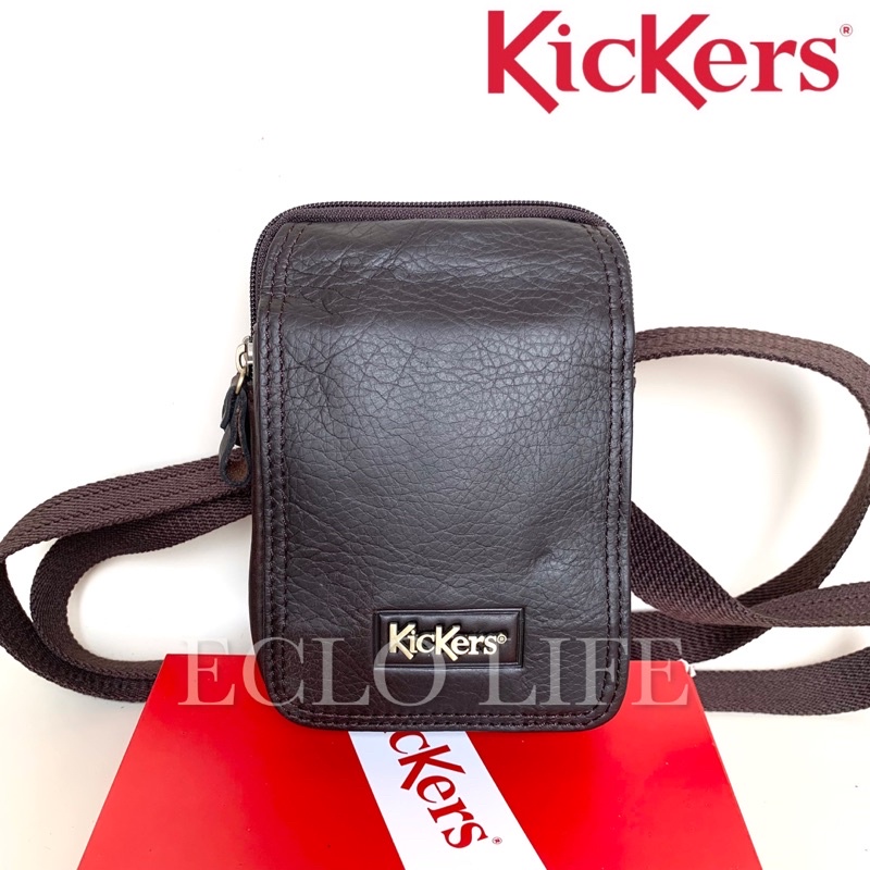 Kickers Sling Bag Pouch Bag Genuine Leather 100% Original [89691 I ...