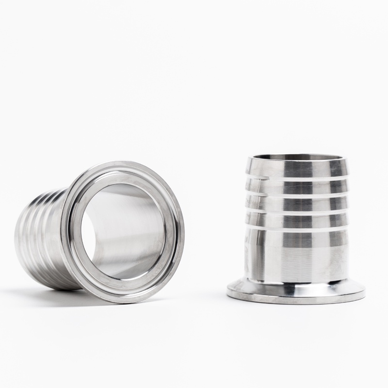 Sanitary Hose Barb Tri Clamp Type Ferrule SUS 304 Sanitary Tri-Clover ...