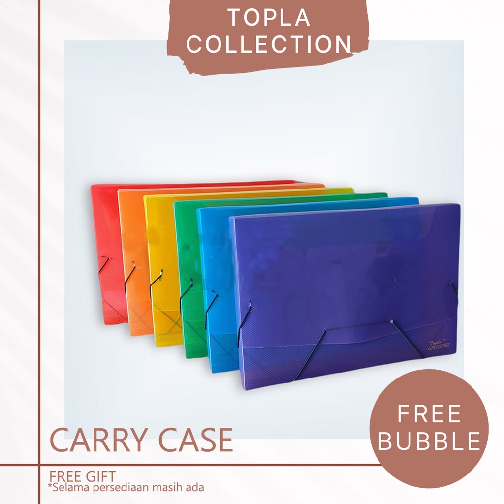 Topla Carry Case Map Thick Plastic Rope Plastic Paper Folder Document ...