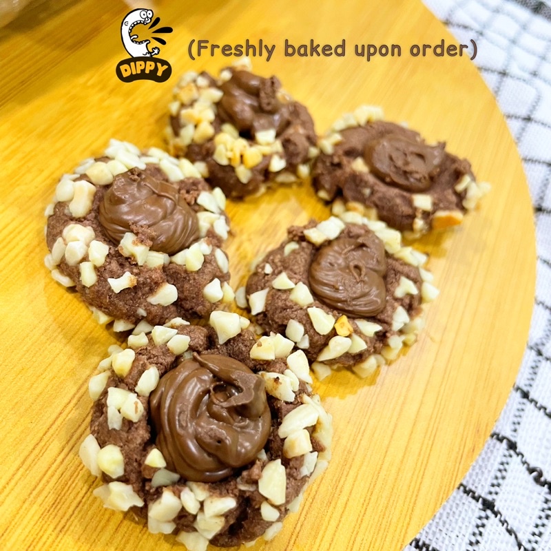 (KUIH RAYA) BISKUT NUTELLA NUTBALL Original Dippy Rangup Sedap Murah ...